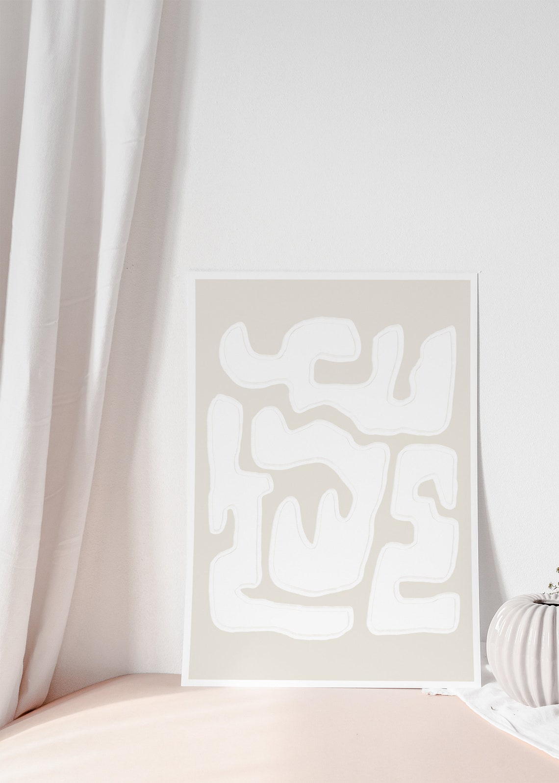 Abstract Print Line Drawing Print Printable Art INSTANT - Etsy