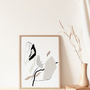 Abstract Print Line Drawing Print Printable Art INSTANT - Etsy
