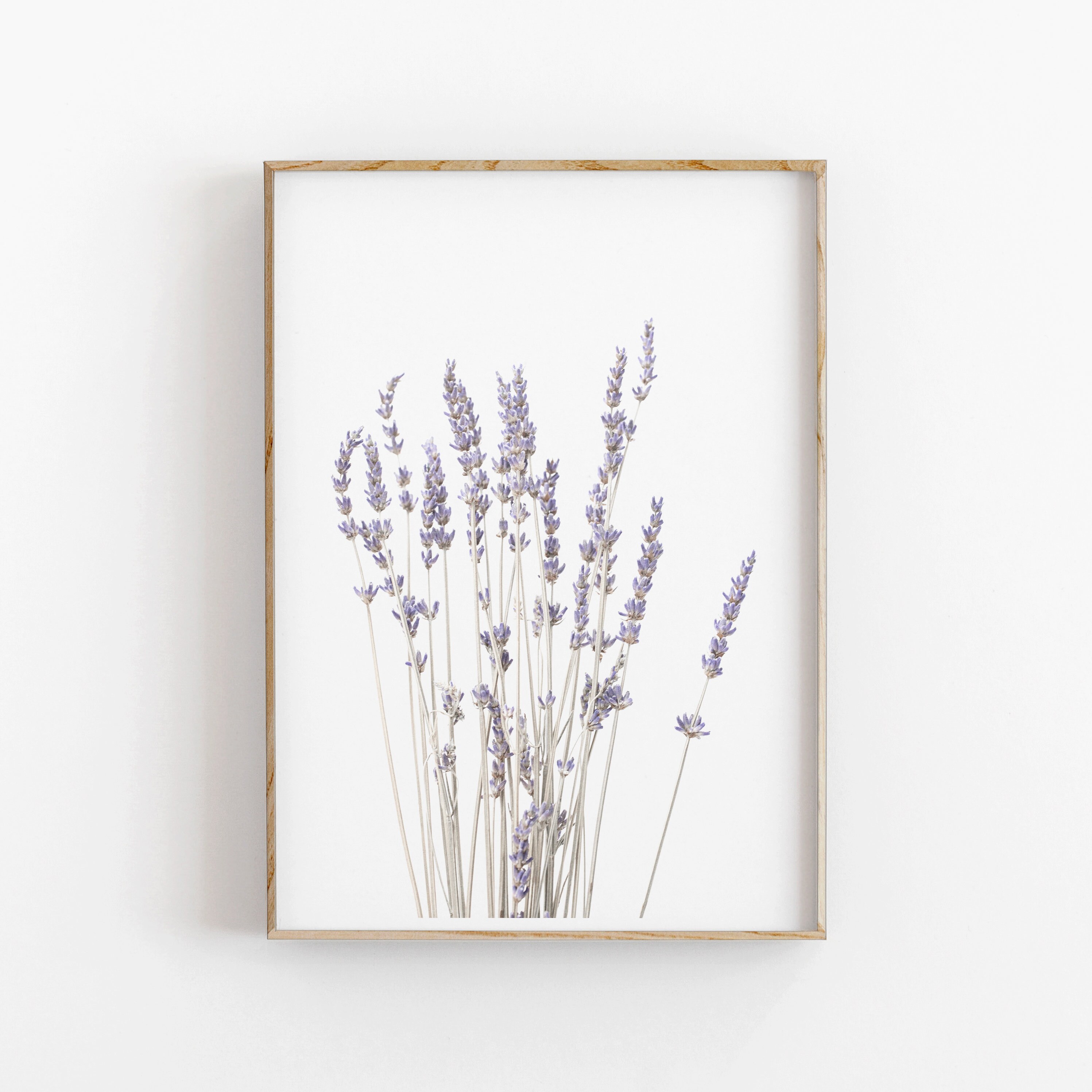 Lavender Print Set of 2 Botanical Print Printable Art | Etsy