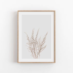 Botanical Print Set of 3, Dried Grass Print, Printable Art, INSTANT ...