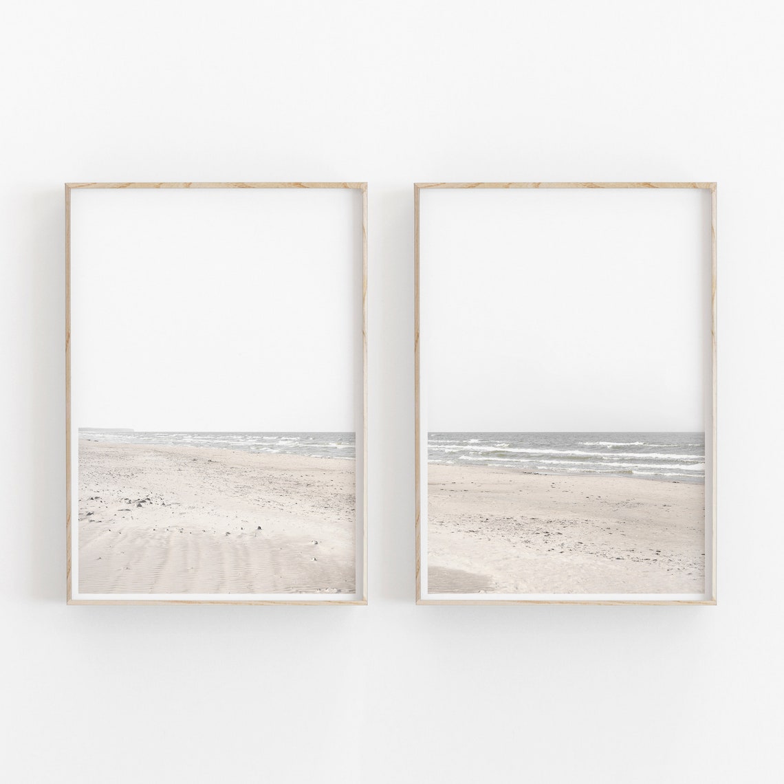 Beach Print Set of 2 Instant Art INSTANT DOWNLOAD Modern | Etsy