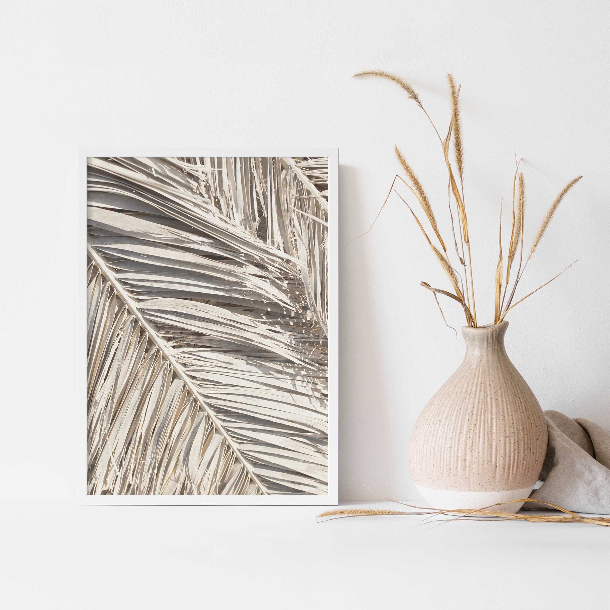 Botanical Print Palm Leaves Art Farmhouse Art Modern - Etsy