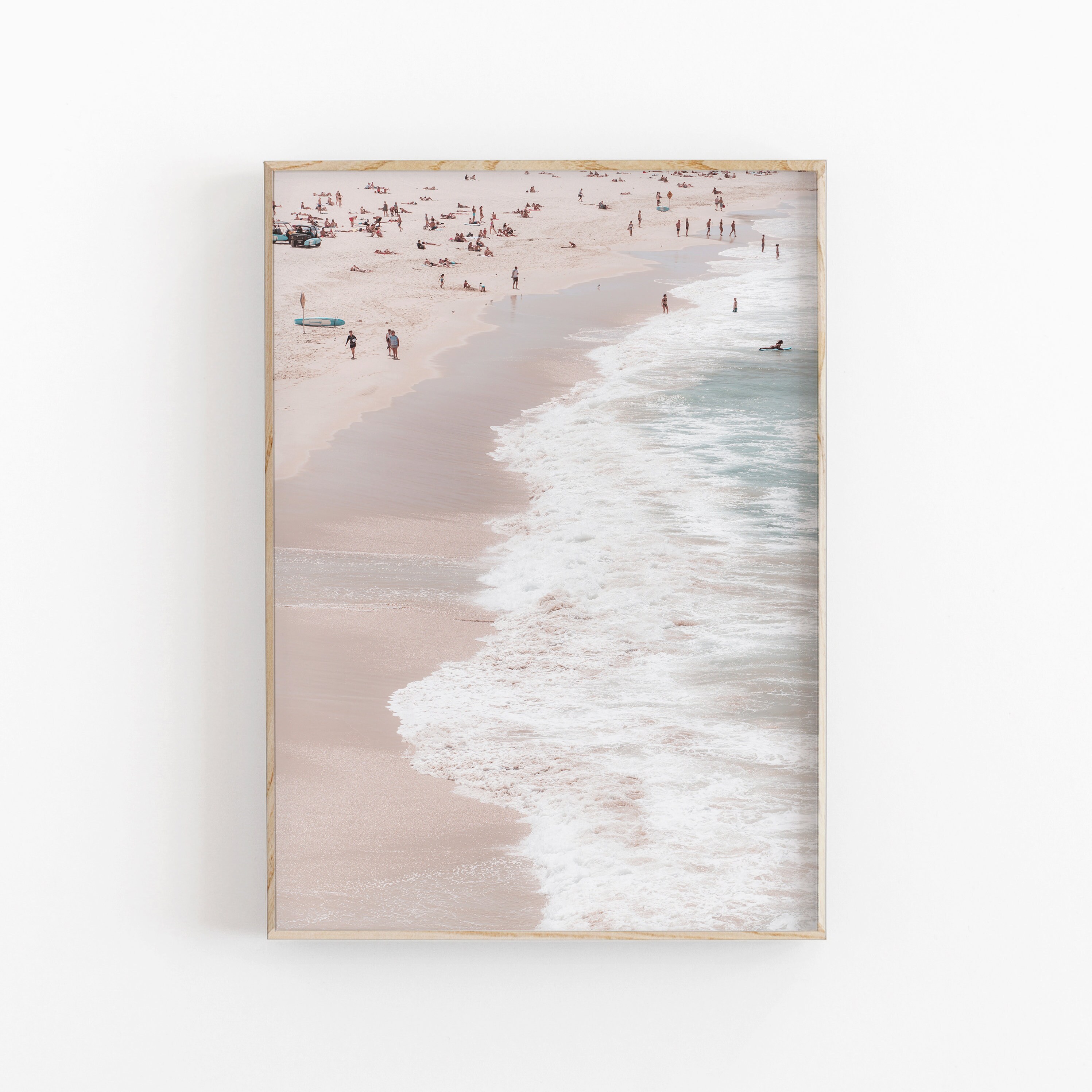 Beach Print Set of 3 Pastel Color Prints Coastal Printable | Etsy