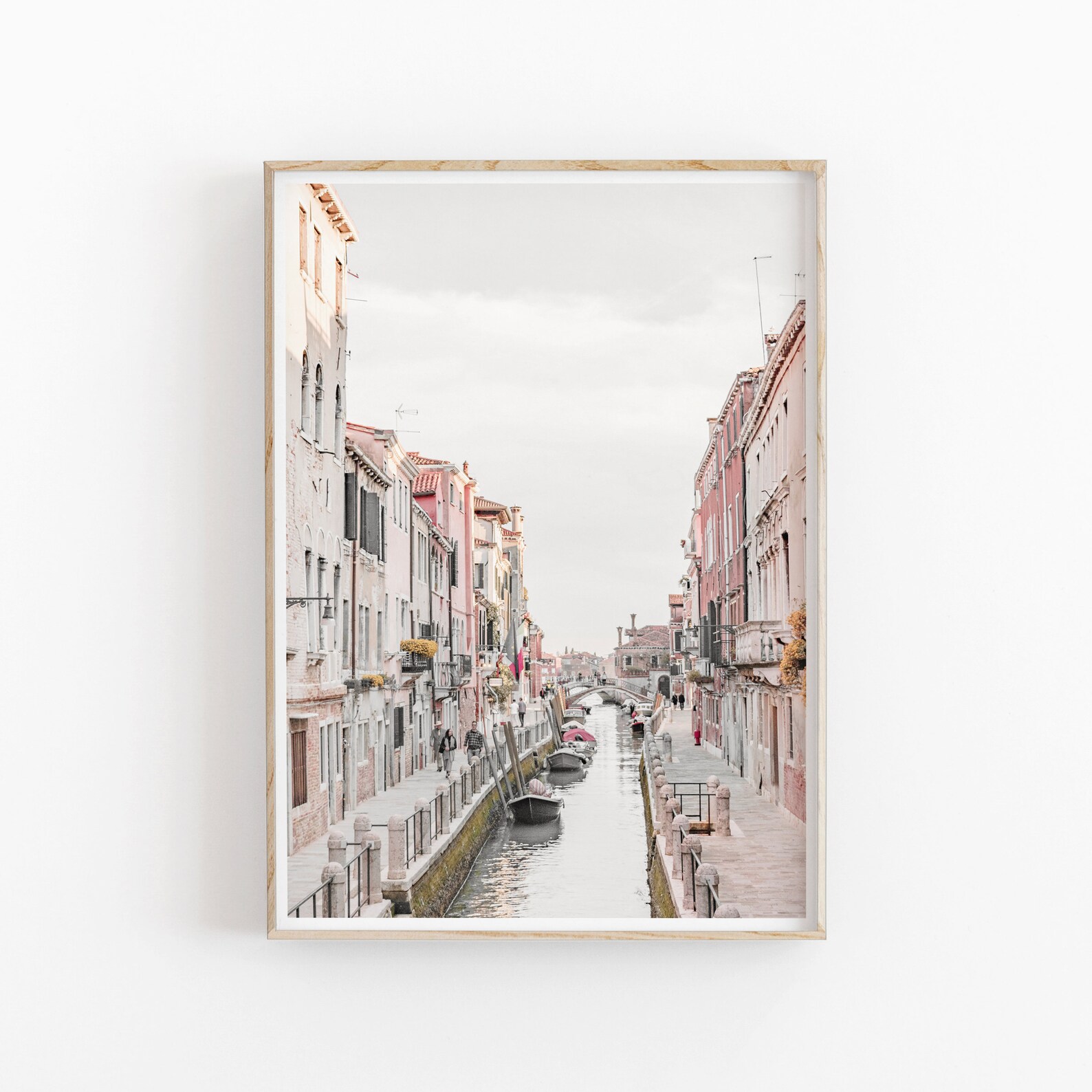 Pink Venice Print Set of 3 Italy City Print Printable Art | Etsy
