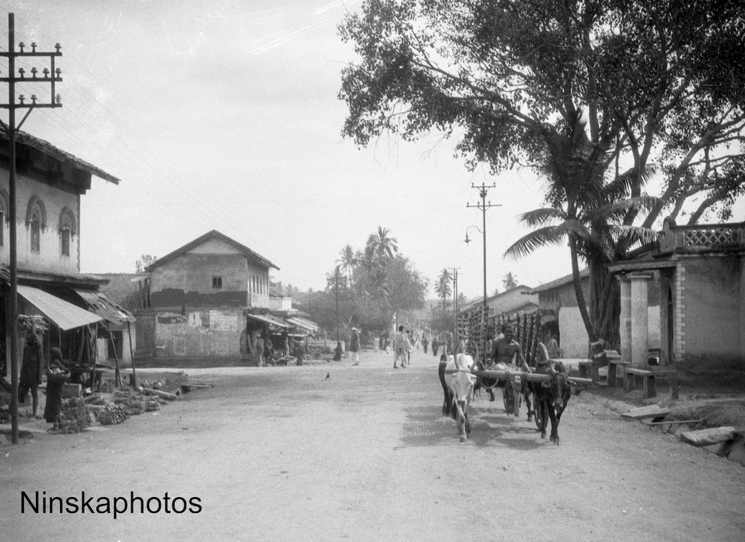 Mysore Street Scene, India - Vintage Photo Reproduction by James Dearden Holmes - Historical ...
