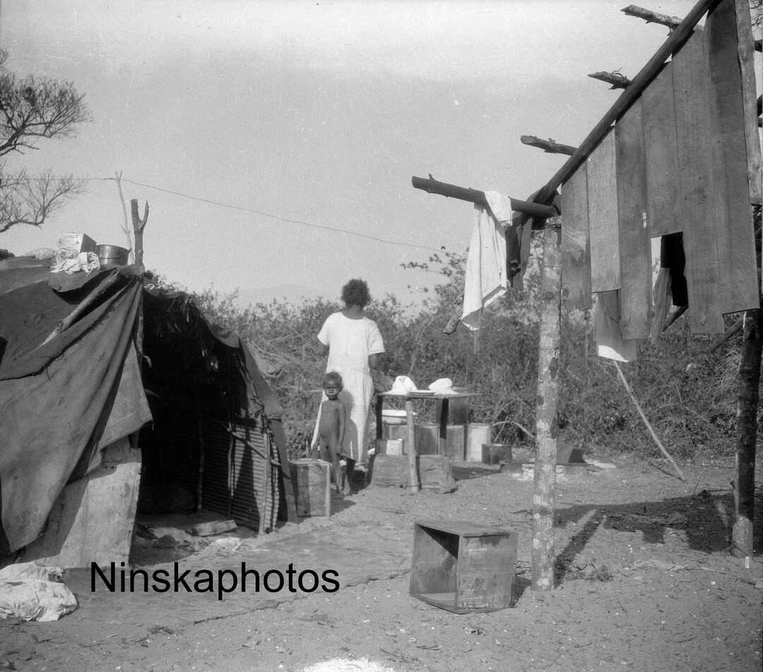 Aboriginal Settlement Near Barron Falls, Cairns, Queensland Australia ...