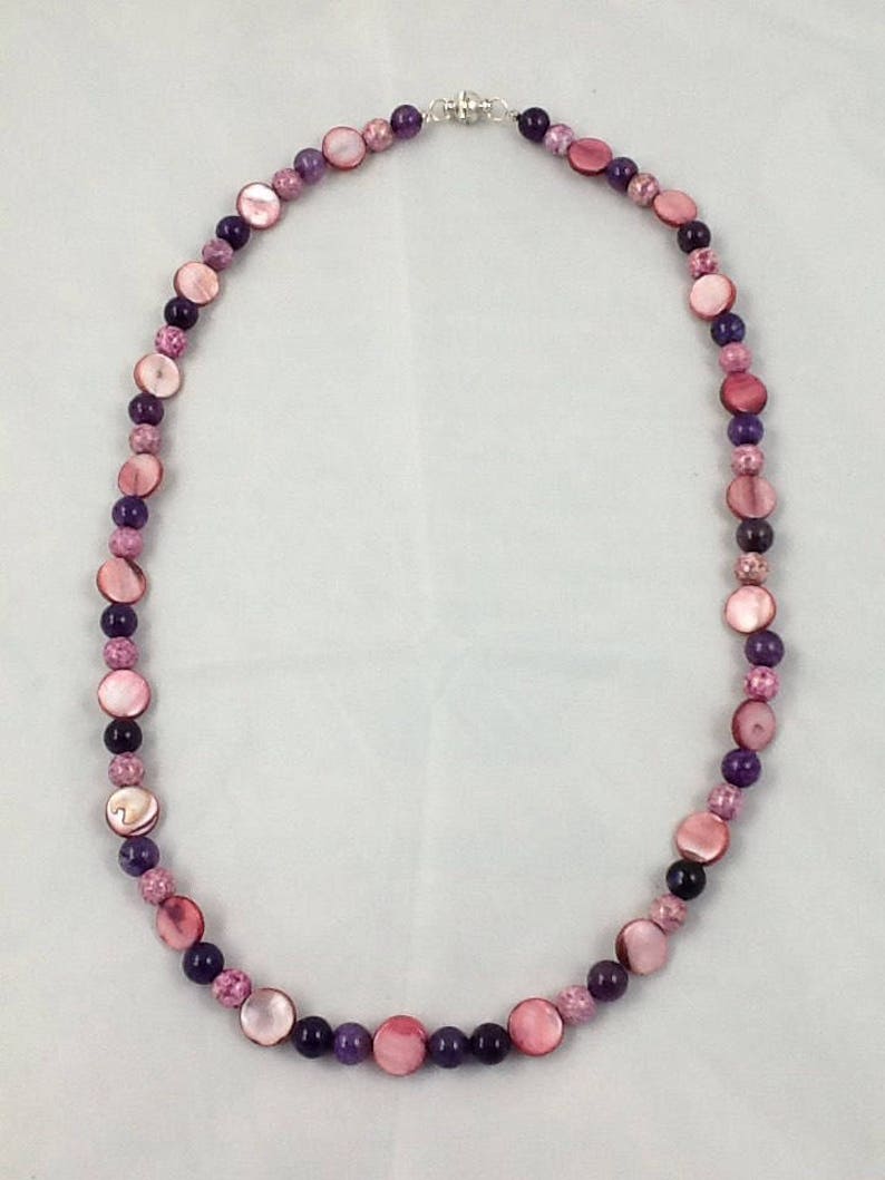 Unique 23 Inch Necklace. It Looks Pink in the Pictures but No - Etsy