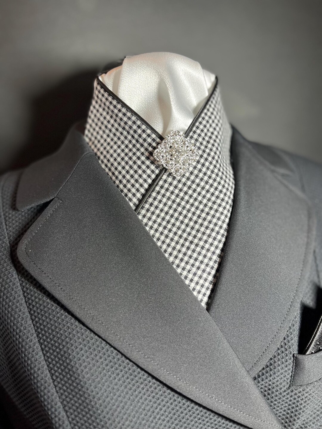 Dressage Stock Tie- Gingham - Etsy