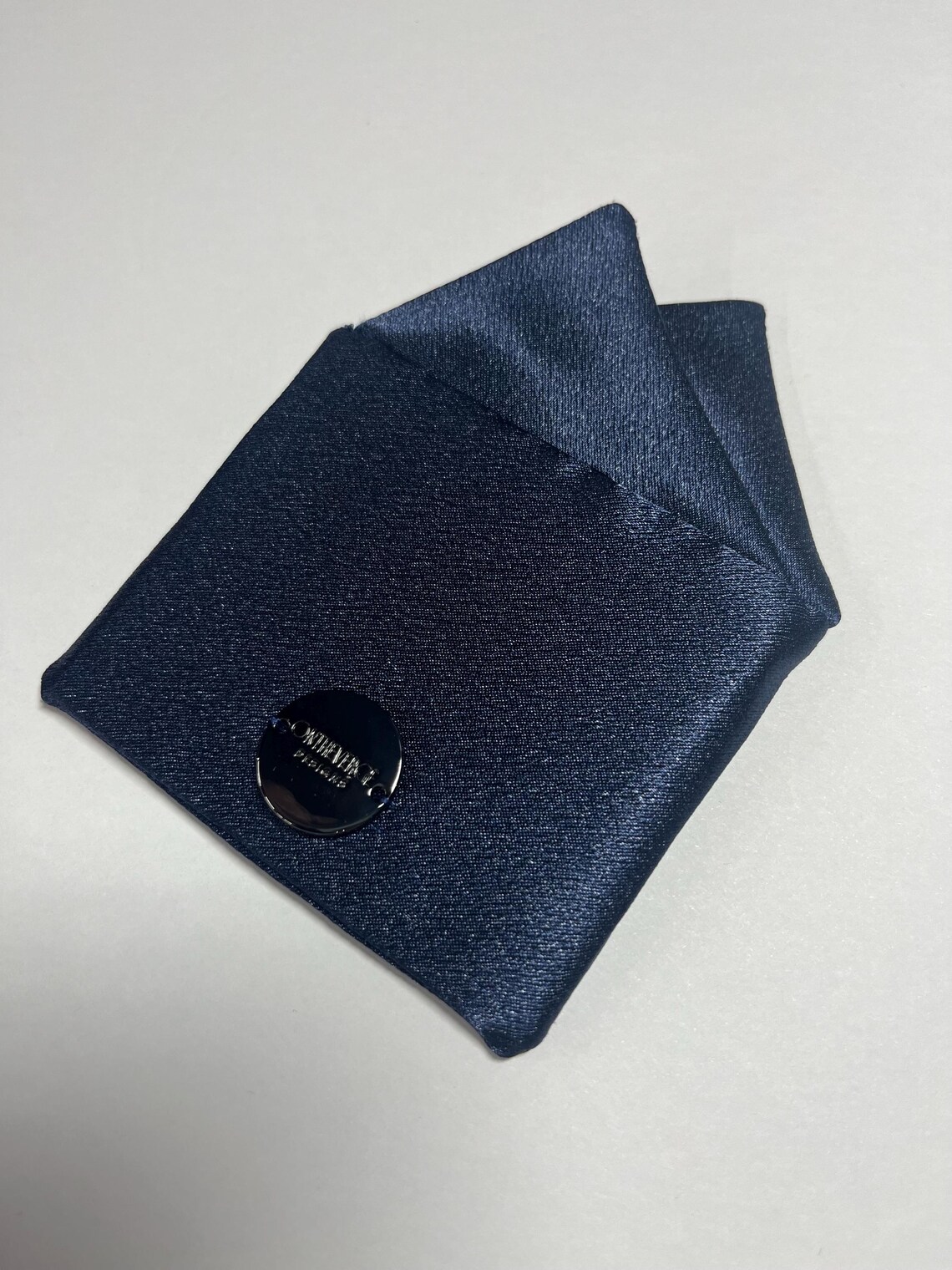 Prefolded Pocket Square - Navy - Etsy
