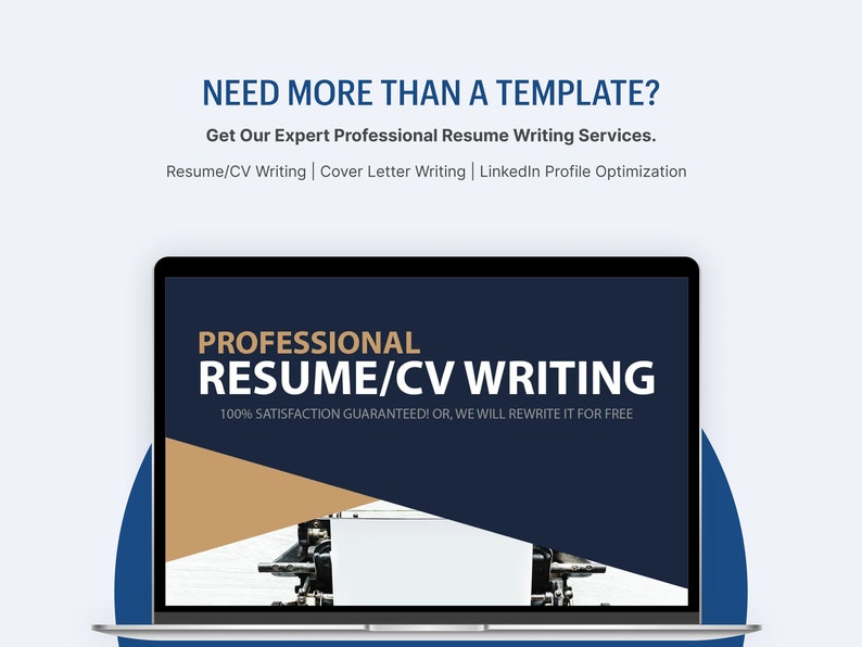 Google Docs Resume Template Bundle With Matching Cover Letter ...