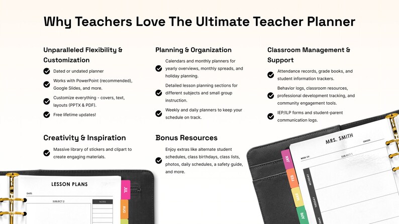 Ultimate Teacher Planner 2024-2025, Editable Planner, Printable ...