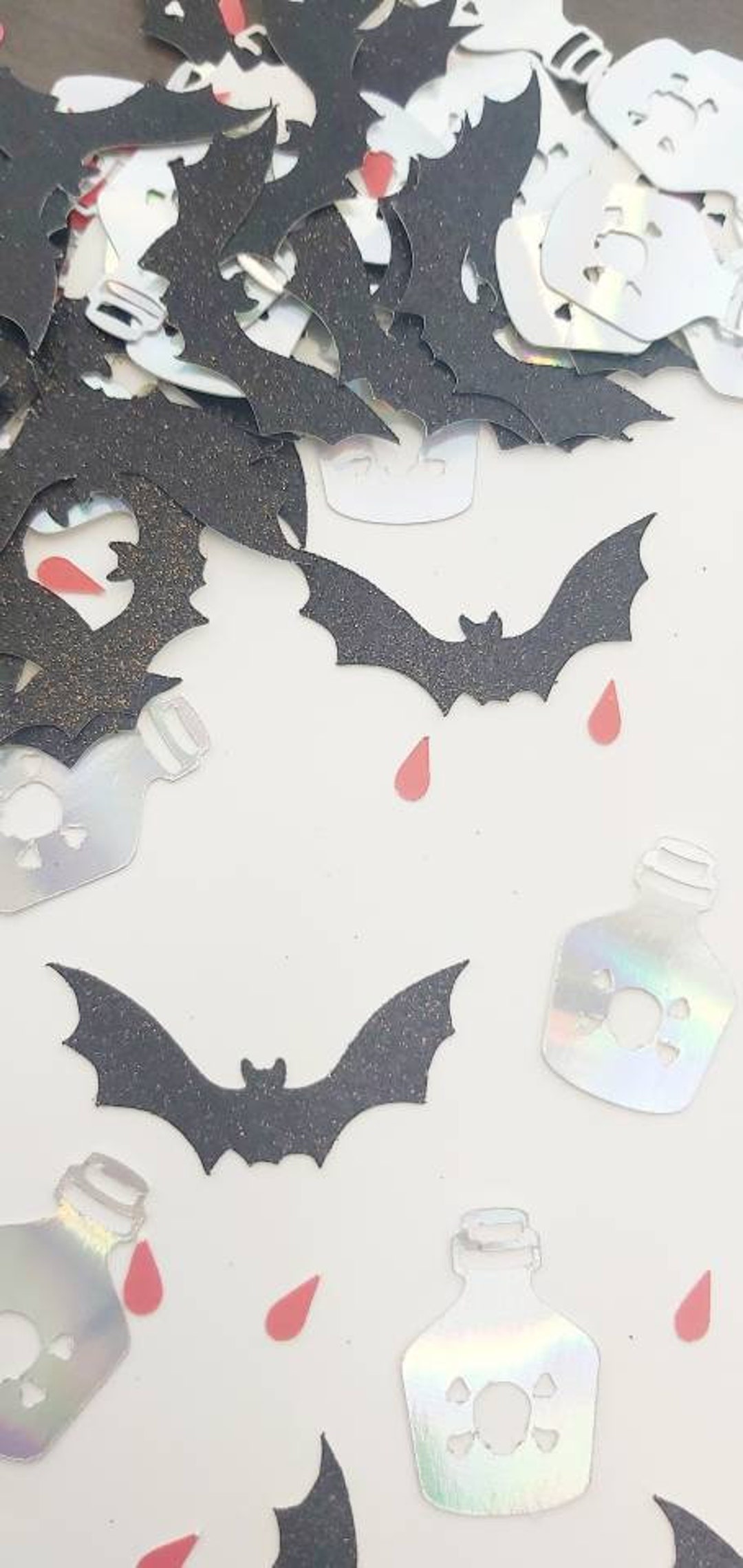 Table Scatter Spooky Halloween Decorations Bat Cutouts - Etsy