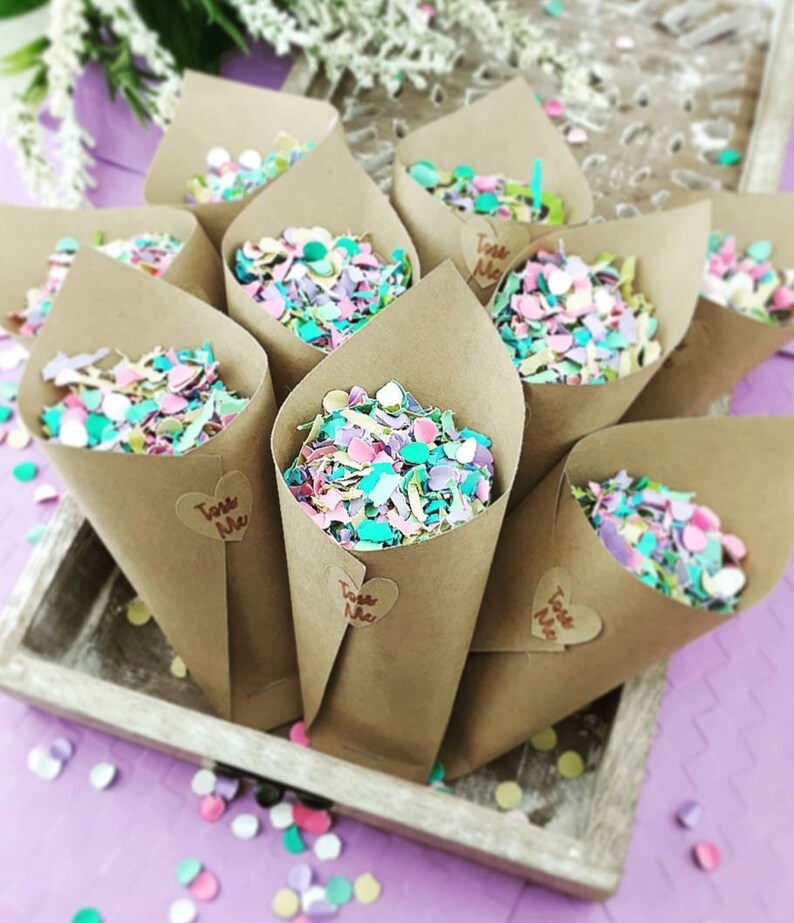 Bulk Shredded Paper Confetti Pastel Confetti 5oz 10oz 1lb - Etsy
