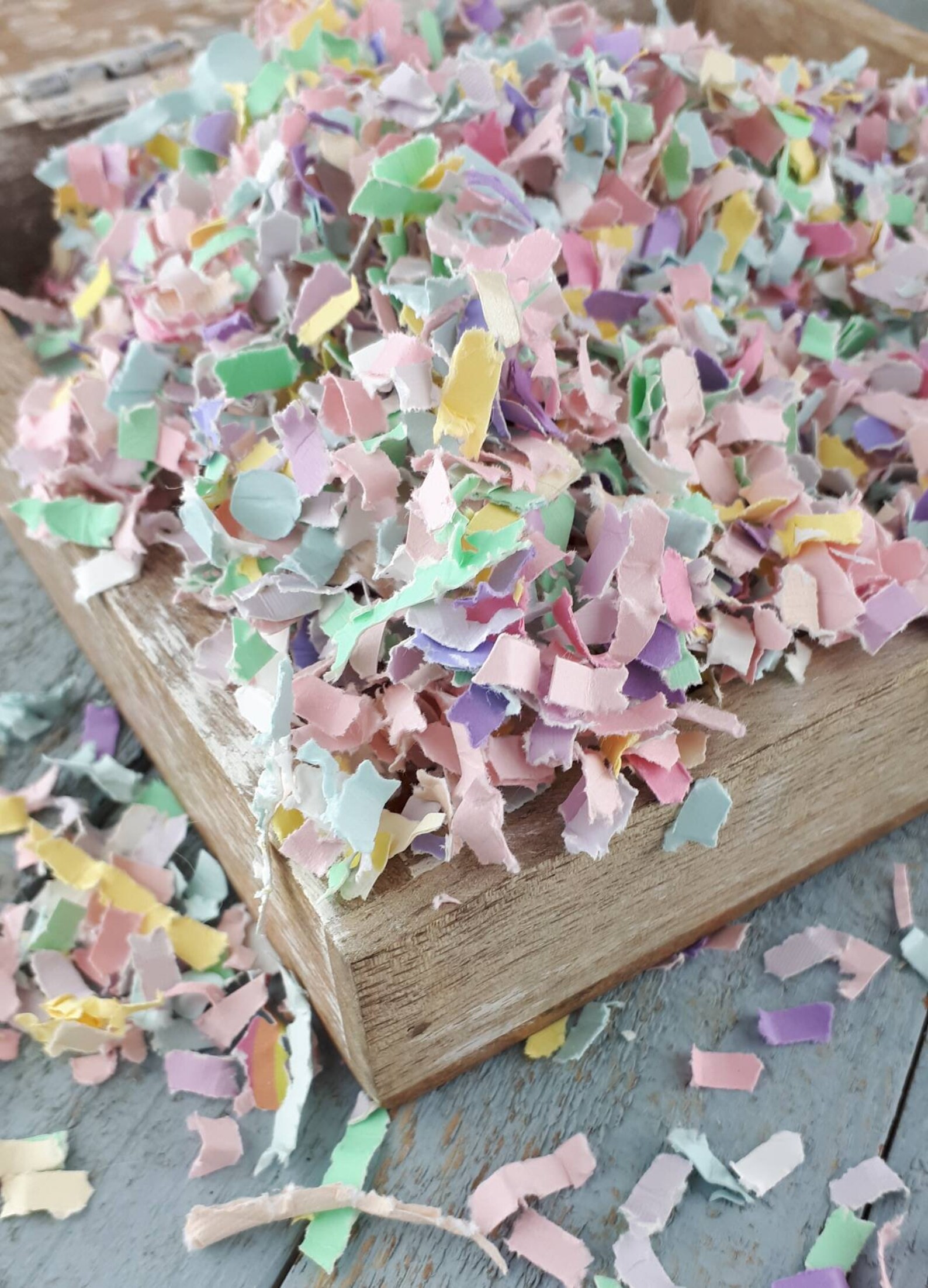 Bulk Shredded Paper Confetti Pastel Confetti 5oz 10oz 1lb - Etsy