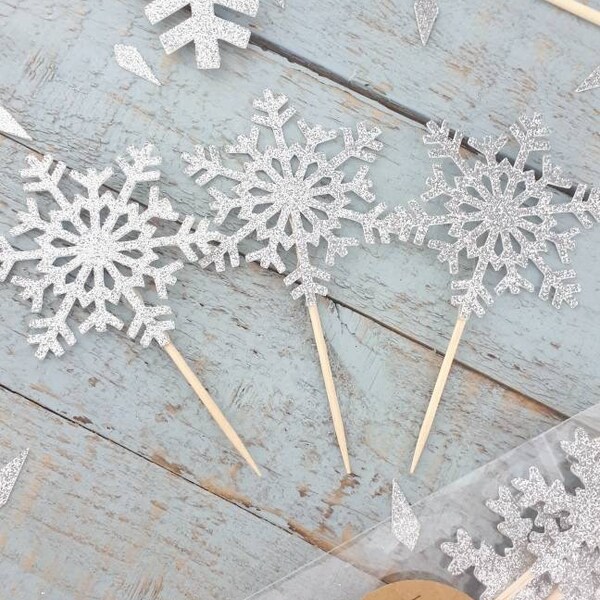 Snowflake Toppers - Etsy