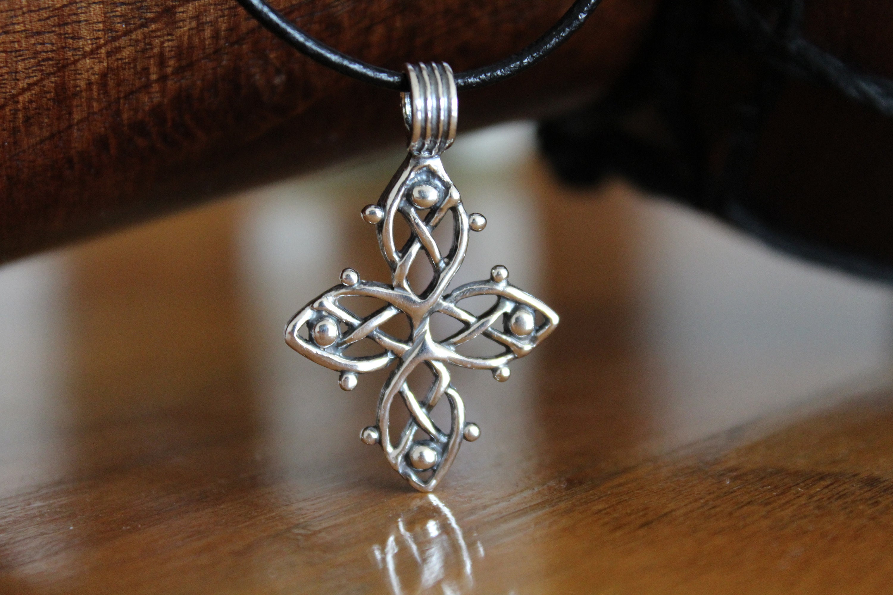 Silver Cross Pendant,sterling Silver Cross,men's Cross,celtic Cross ...
