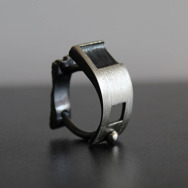 Unusual Silver Ring - Etsy