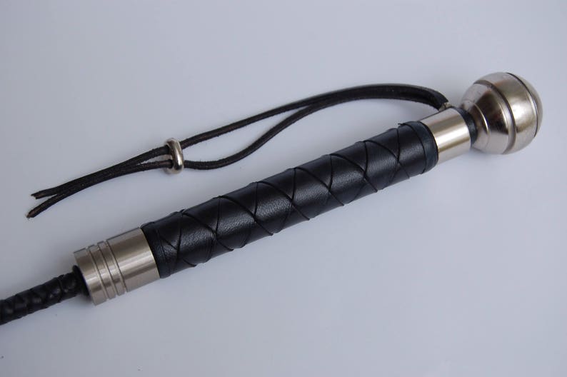 Leather BDSM riding crop | Etsy