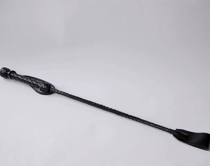 Leather BDSM Riding Crop Leather Whip | Etsy