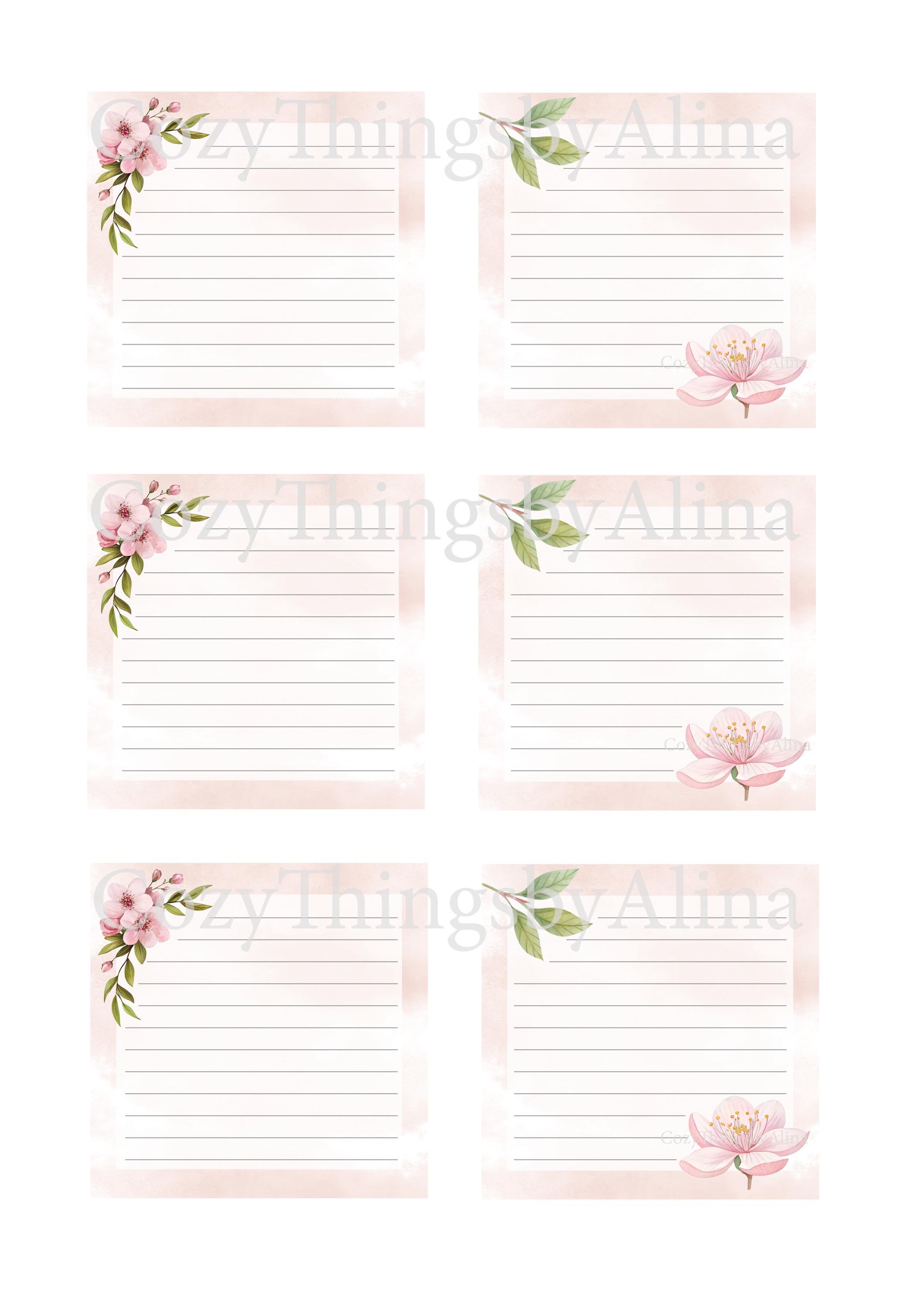 Mini Memo Sheets | Sticky Note Printable | Aesthetic Memo Notes | Mini ...