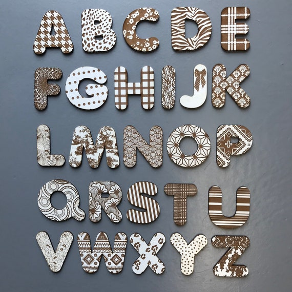 Letters Firstname First Name to Compose Fabric Patterns | Etsy