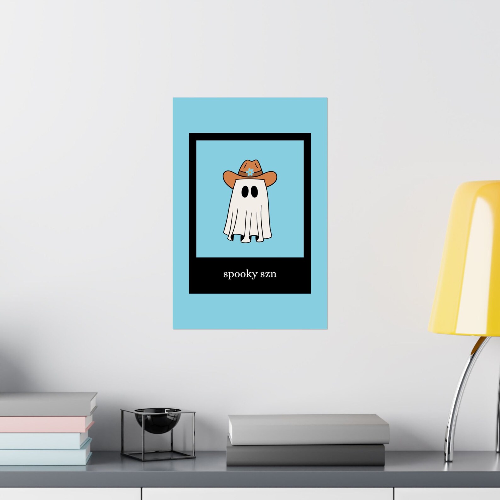 Halloween Poster 3 Halloween Wall Decoration Halloween Wall Art Ghost ...
