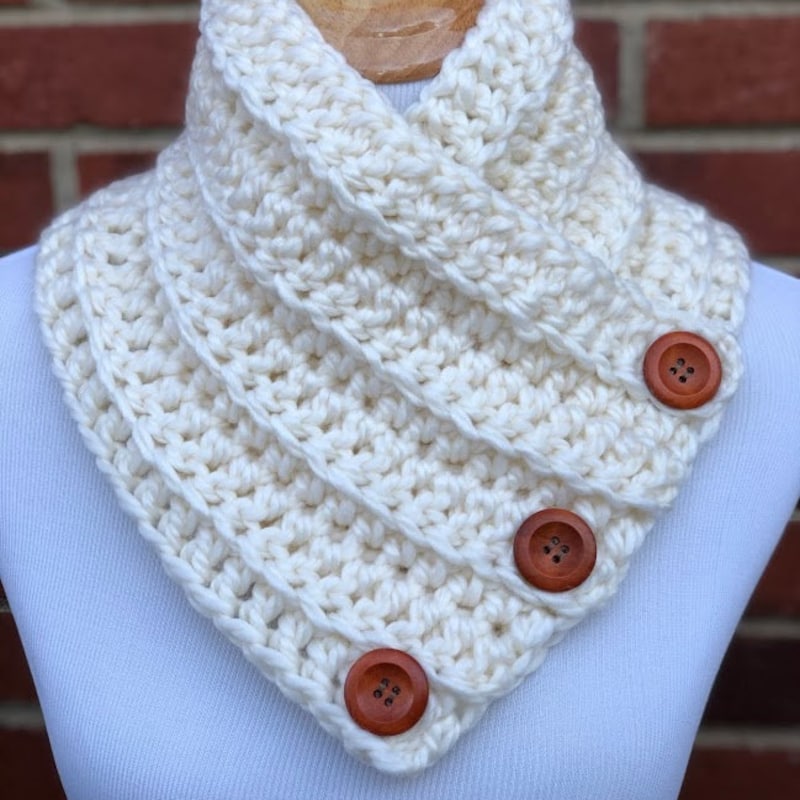 Crochet Button Wrap - Etsy