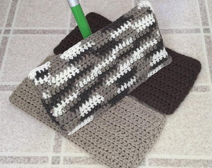 ECO Friendly SWEEPER COVERS Cleaning Crochet Sweeper Pads Handmade ...