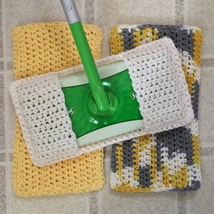 ECO Friendly SWEEPER COVERS Cleaning Crochet Sweeper Pads Handmade ...