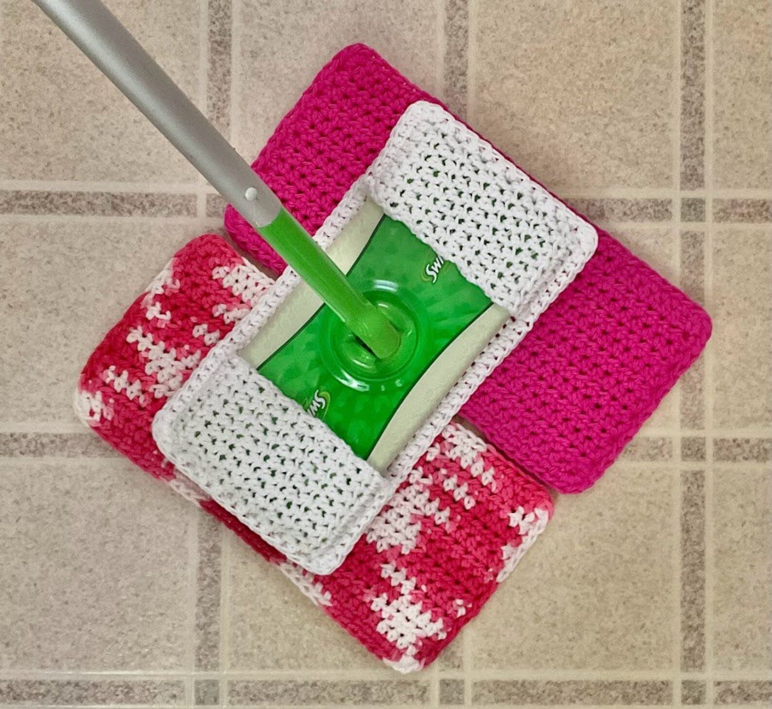 ECO Friendly SWEEPER COVERS Cleaning Crochet Sweeper Pads Handmade ...