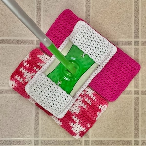 ECO Friendly SWEEPER COVERS Cleaning Crochet Sweeper Pads Handmade ...