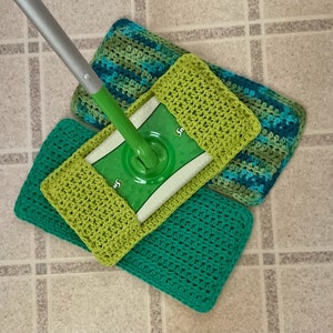 ECO Friendly SWEEPER COVERS Cleaning Crochet Sweeper Pads Handmade ...