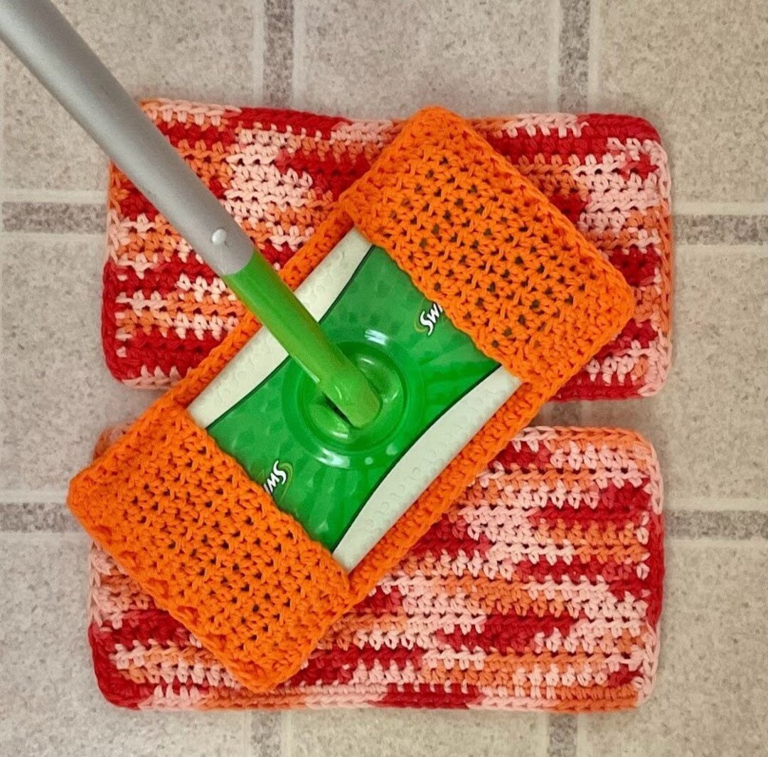 ECO Friendly SWEEPER COVERS Cleaning Crochet Sweeper Pads - Etsy