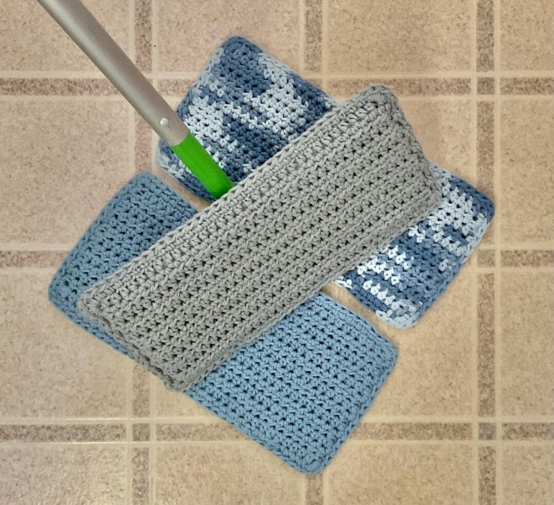 ECO Friendly SWEEPER COVERS Cleaning Crochet Sweeper Pads Handmade ...