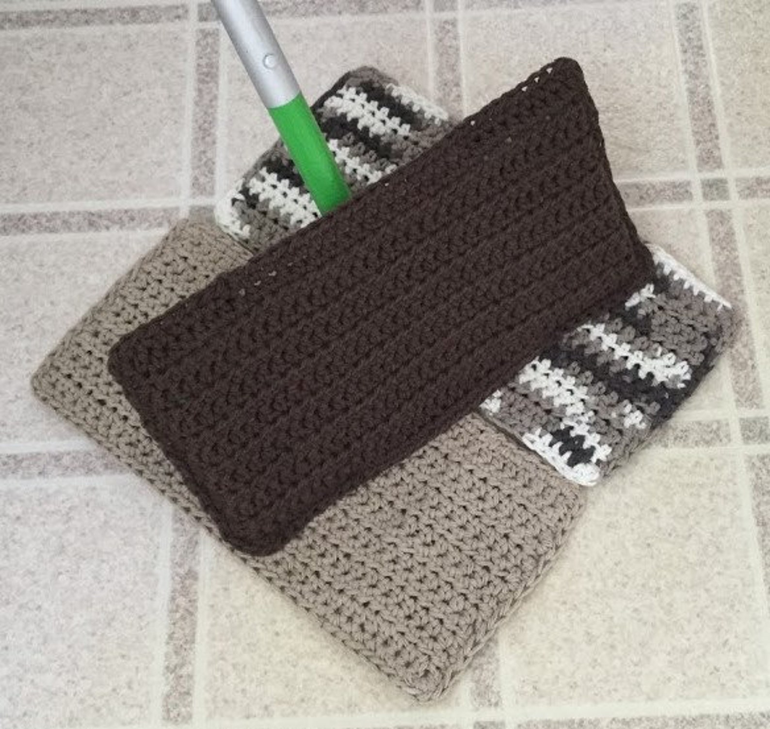 ECO Friendly SWEEPER COVERS Cleaning Crochet Sweeper Pads | Etsy