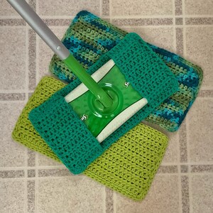 ECO Friendly SWEEPER COVERS Cleaning Crochet Sweeper Pads Handmade ...