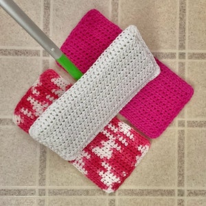 ECO Friendly SWEEPER COVERS Cleaning Crochet Sweeper Pads Handmade ...