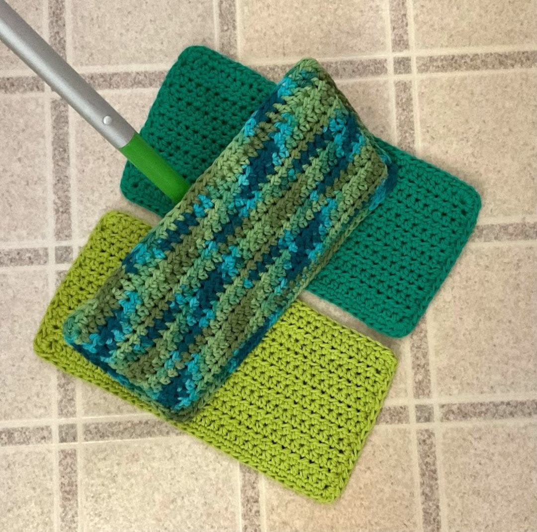 ECO Friendly SWEEPER COVERS Cleaning Crochet Sweeper Pads Handmade ...