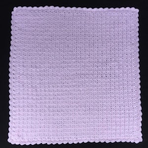 Baby Blanket PATTERN Slanted Shell Stitch Crochet Baby Blanket PDF ...
