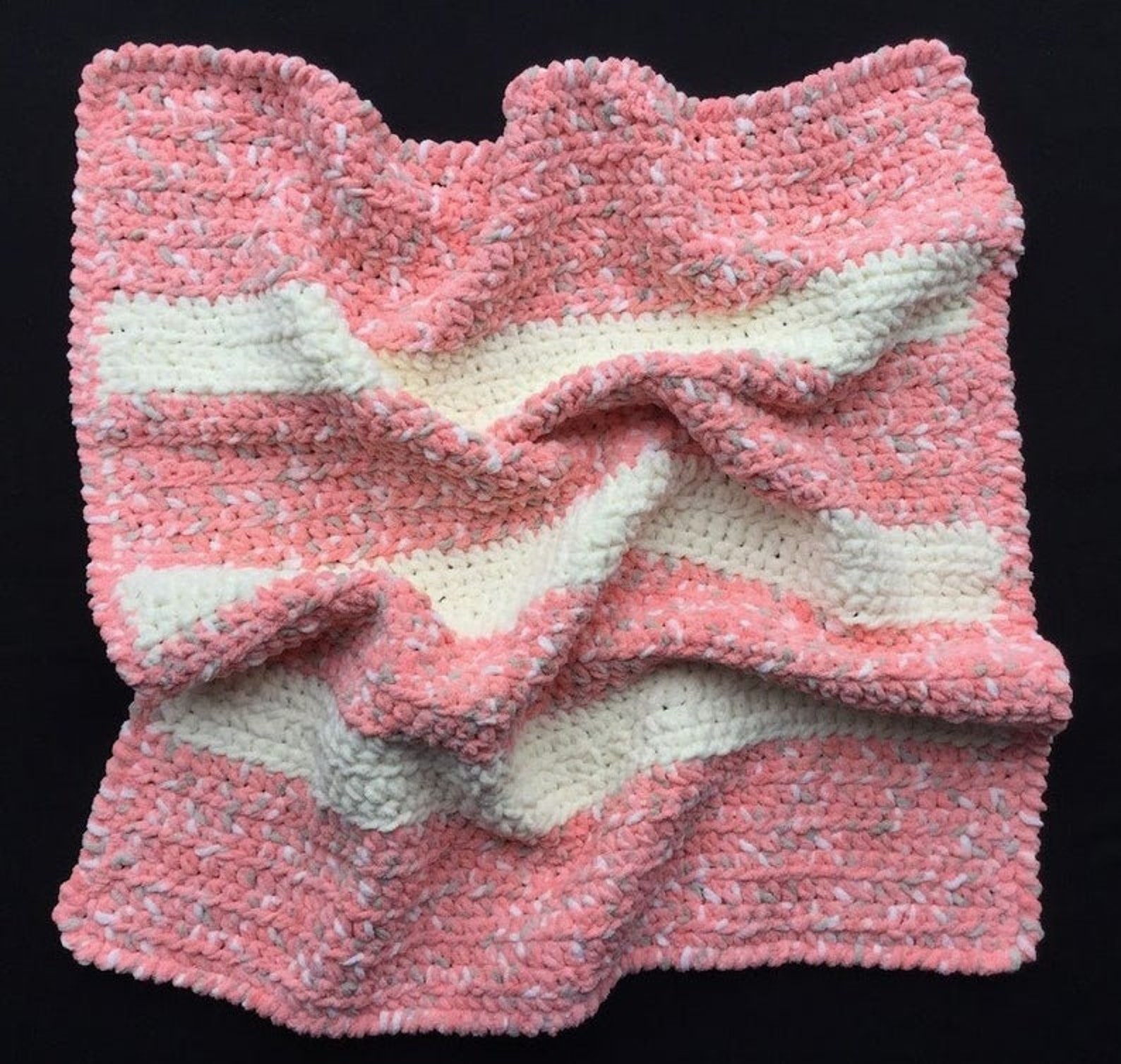 Baby Blanket PDF PATTERNS Crochet Light Weight Baby Blanket Super Bulky ...
