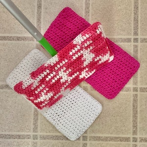 ECO Friendly SWEEPER COVERS Cleaning Crochet Sweeper Pads Handmade ...