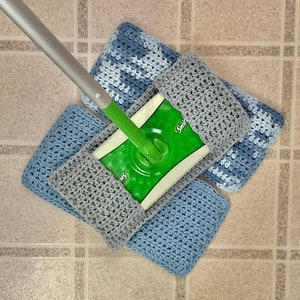 ECO Friendly SWEEPER COVERS Cleaning Crochet Sweeper Pads Handmade ...