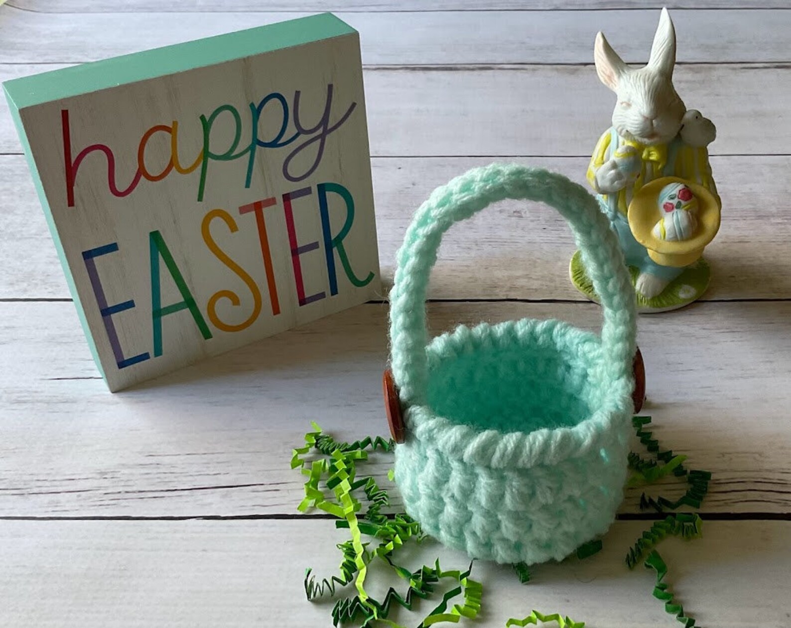 CROCHET PATTERN Easter Mini Basket Pattern Pdf Pattern Instant Download ...