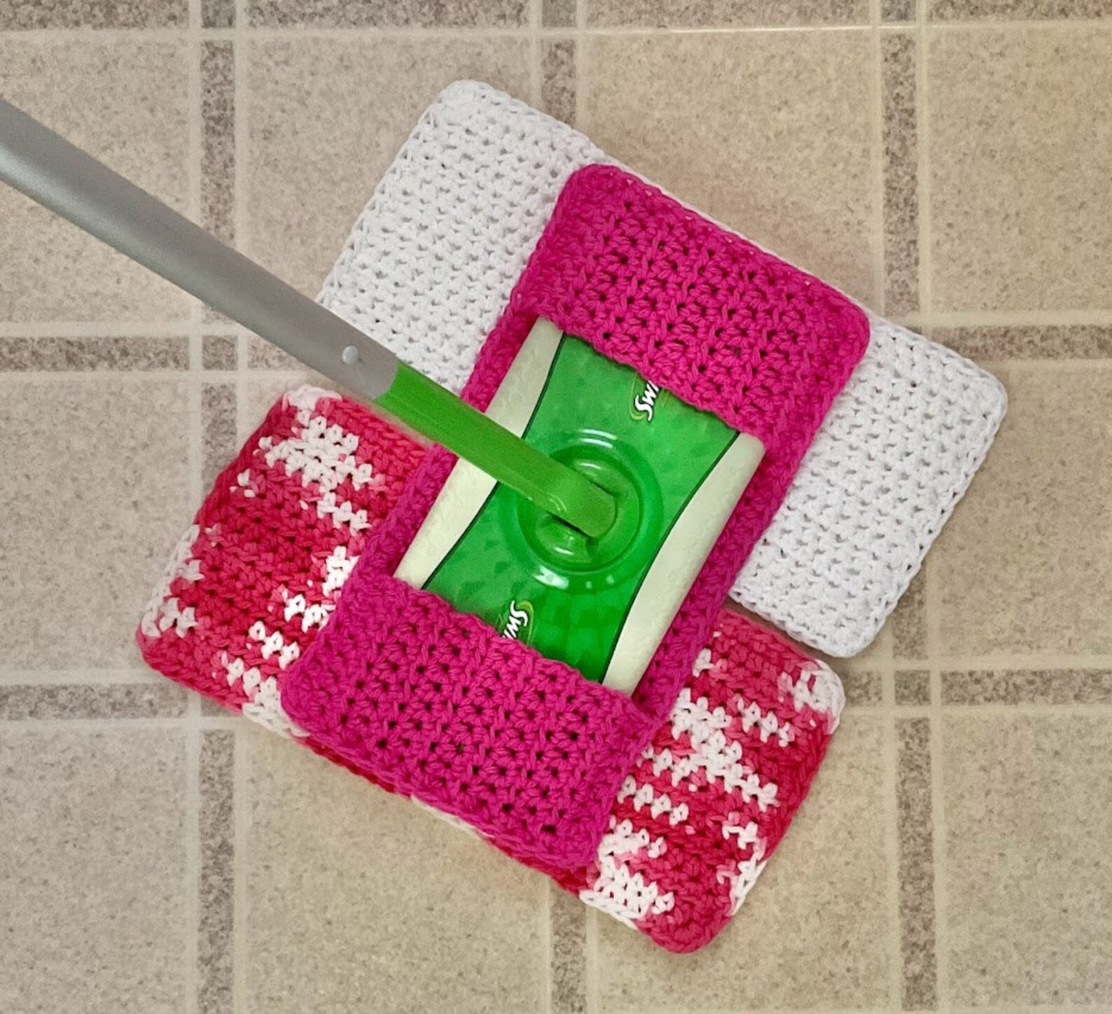 ECO Friendly SWEEPER COVERS Cleaning Crochet Sweeper Pads Handmade ...