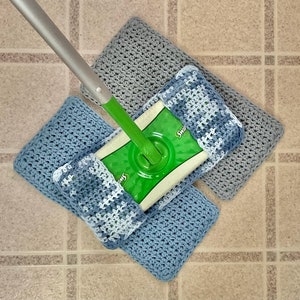 ECO Friendly SWEEPER COVERS Cleaning Crochet Sweeper Pads Handmade ...