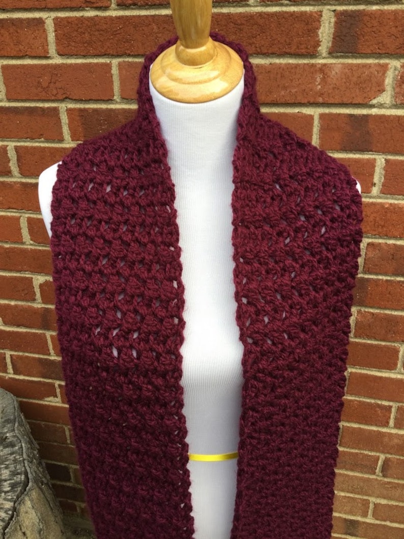 CROCHET PDF PATTERN Long Scarf Pattern Instant Download - Etsy