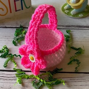 CROCHET PATTERN Easter Mini Basket Pattern Pdf Pattern Instant Download ...