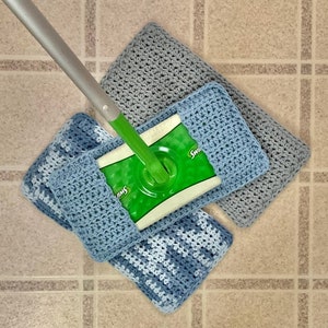 ECO Friendly SWEEPER COVERS Cleaning Crochet Sweeper Pads Handmade ...