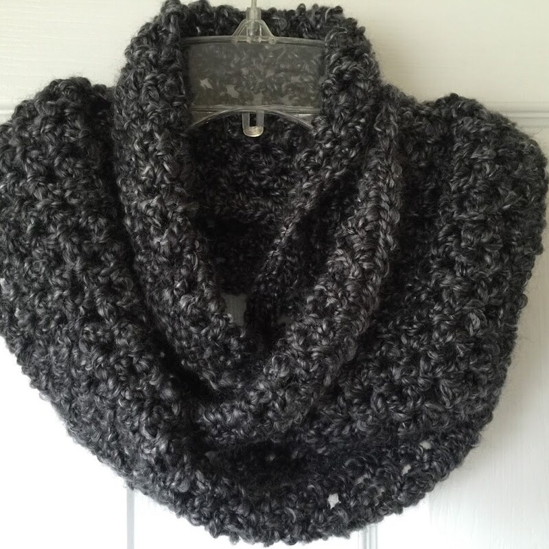 Black Infinity Scarf - Etsy