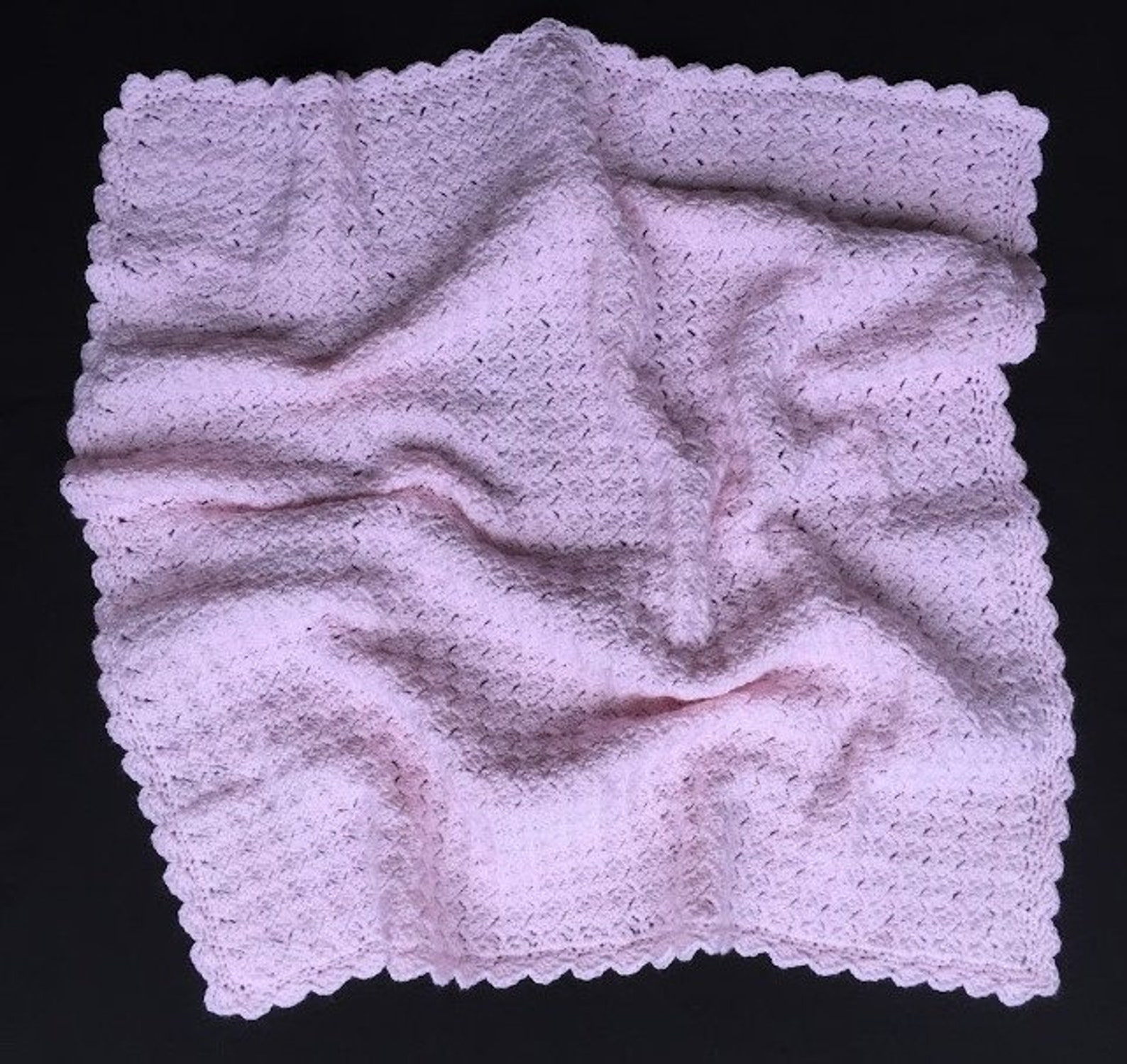 Baby Blanket PATTERN Slanted Shell Stitch Crochet Baby Blanket | Etsy